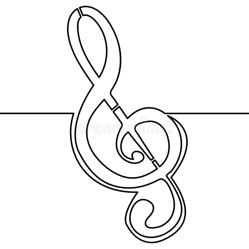 Drawing Treble Clef Stock Illustrations – 6,479 Drawing Treble Clef ...
