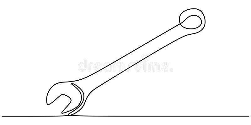 Continuous Line Mechanical Stock Illustrations – 971 Continuous Line ...