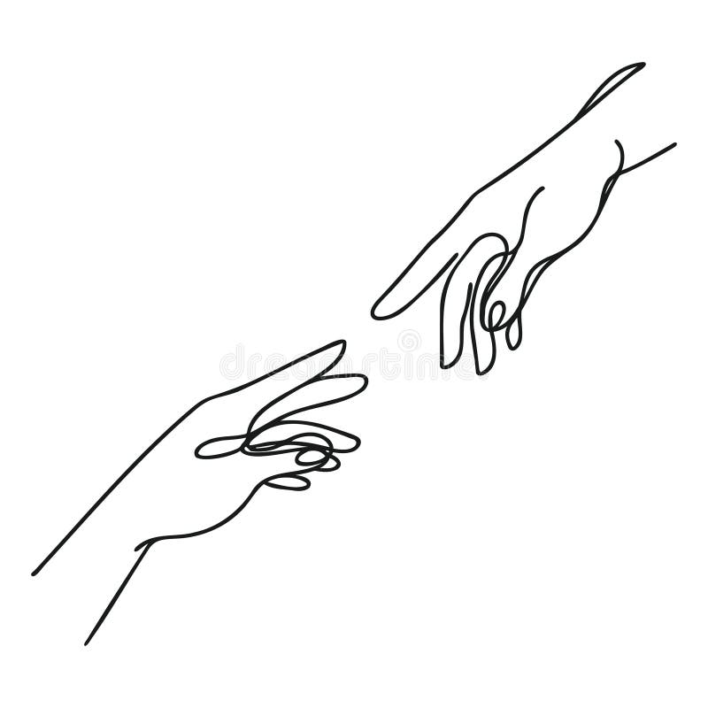 Love One Another Drawing Stock Illustrations – 165 Love One Another ...