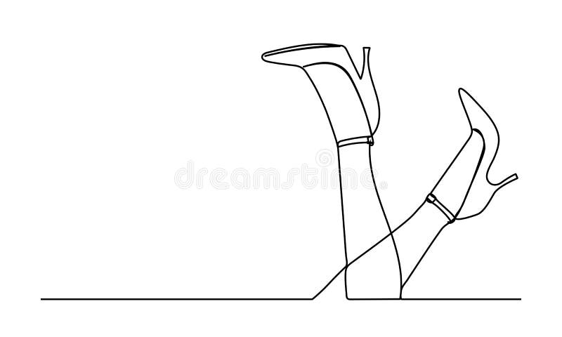 High Heels Line Art Stock Illustrations – 854 High Heels Line Art Stock ...