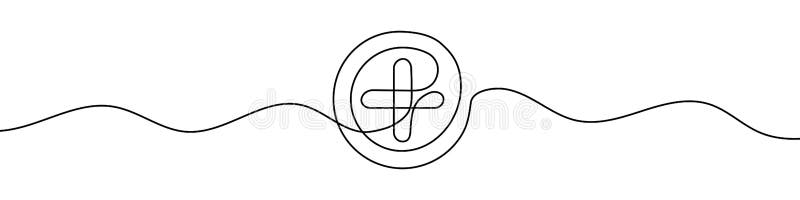 Plus Continuous Line Drawing Stock Illustrations – 63 Plus Continuous ...