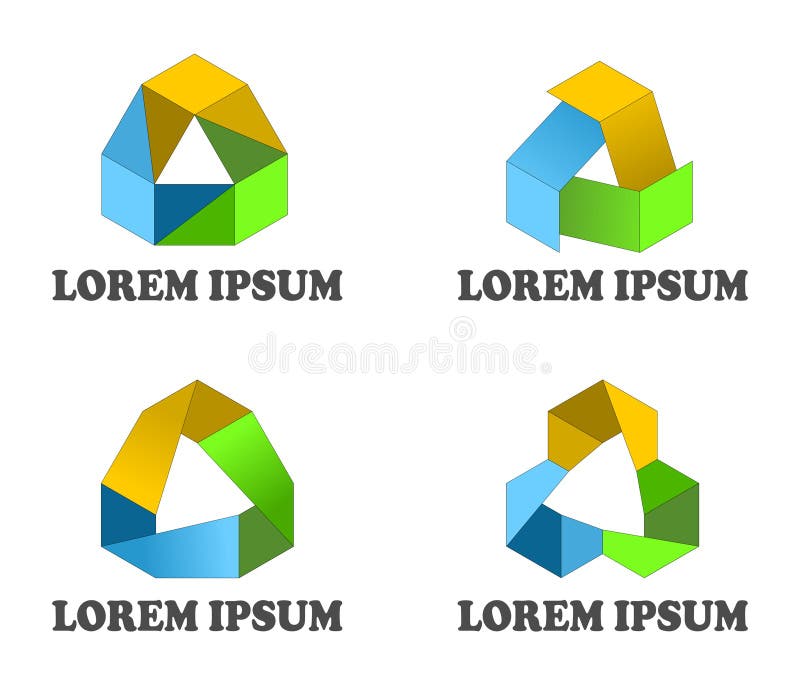 Continuous Loop Design Elements Stock Illustration - Illustration of ...