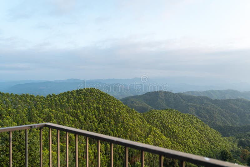 Continuous Mountain Natural Scenery Stock Image - Image of enclosure ...