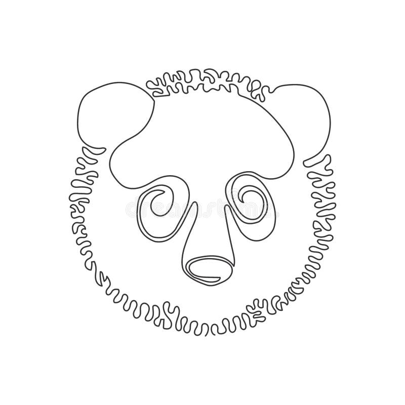 Continuous Line Panda Stock Illustrations – 63 Continuous Line Panda ...