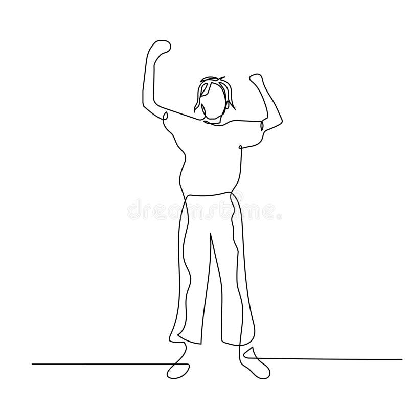Dancing One Line Drawings Stock Illustrations – 57 Dancing One Line ...