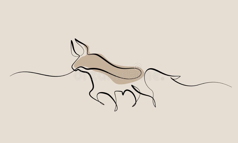 Bull Continuous Line Outline Stock Illustrations – 339 Bull Continuous ...