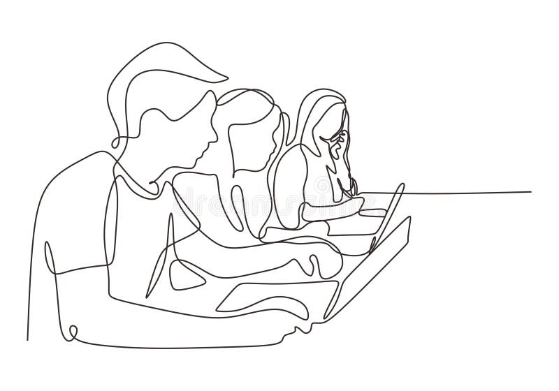 Line Drawing People Stock Illustrations – 220,556 Line Drawing People ...