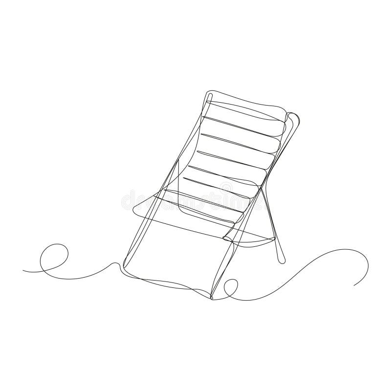 Continuous Line Drawing Chair Stock Illustrations – 740 Continuous Line ...