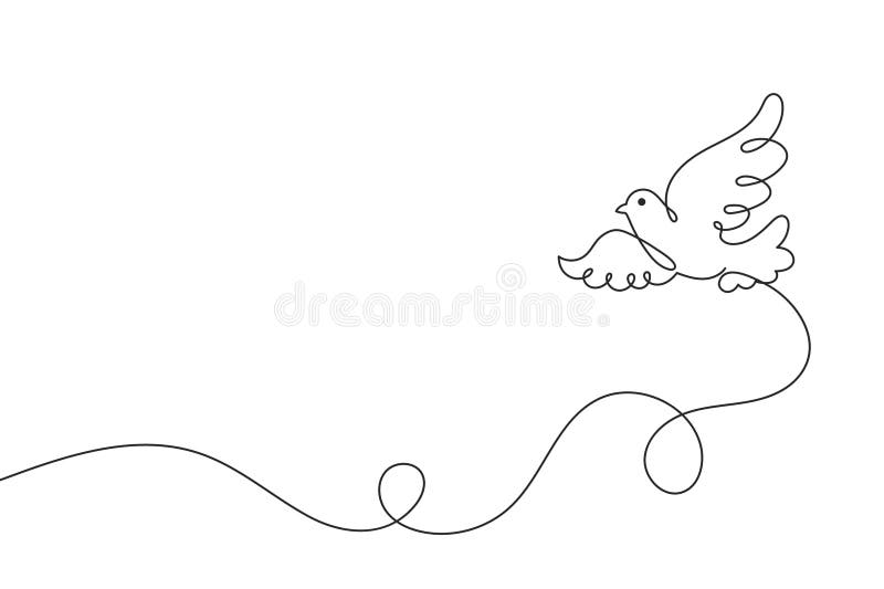 One Line Drawing Peace Stock Illustrations – 2,174 One Line Drawing ...