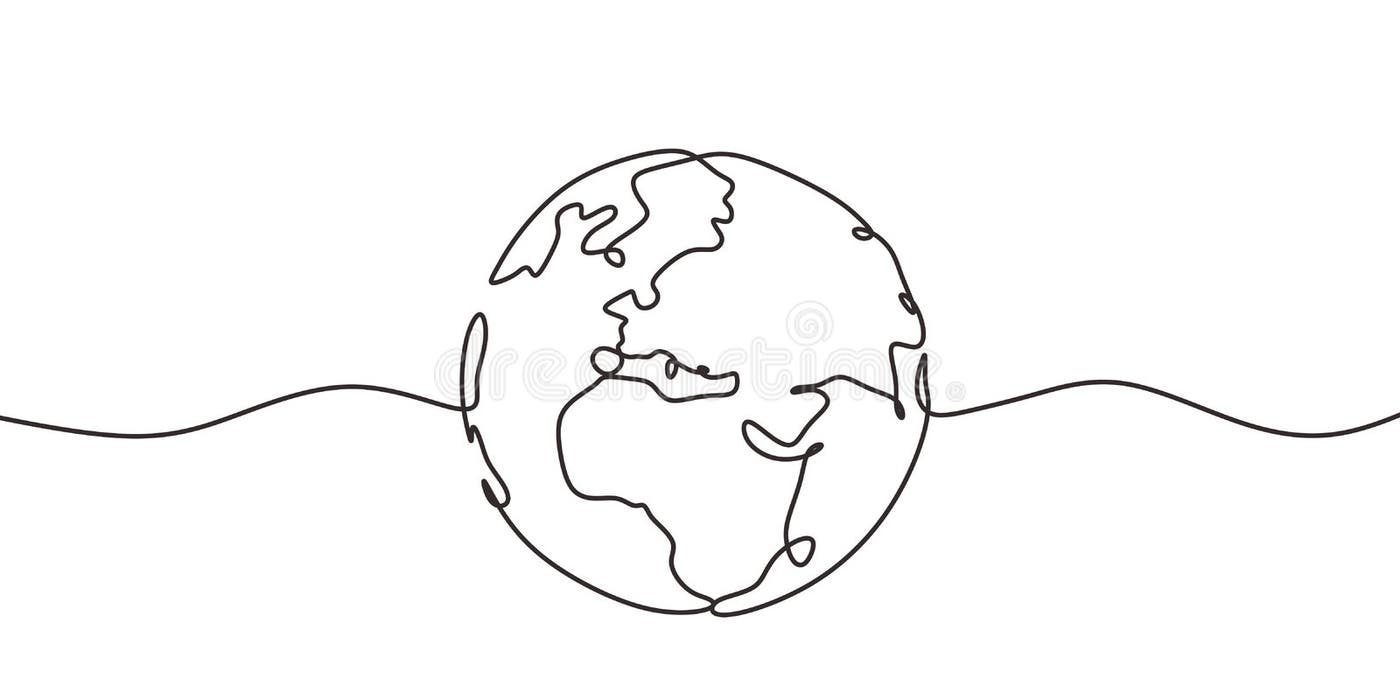 Line Drawing Earth Stock Illustrations – 31,482 Line Drawing Earth ...