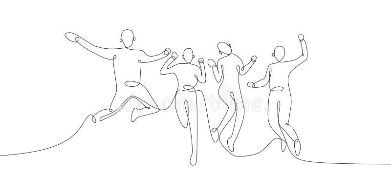 Standing Business Woman Pointing - Continuous Line Drawing Stock Vector ... Standing Business Woman Pointing - Continuous Line Drawing Stock Vector ...