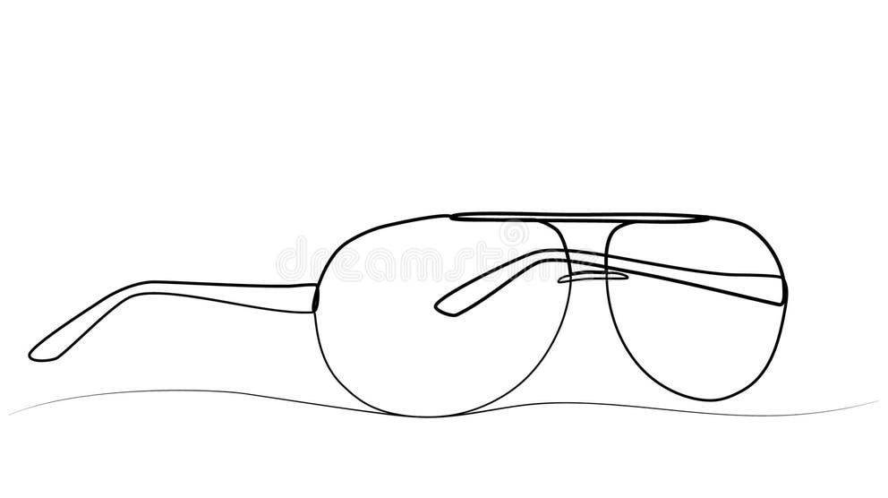 One Line Drawing Eyeglasses Stock Illustrations – 243 One Line Drawing ...