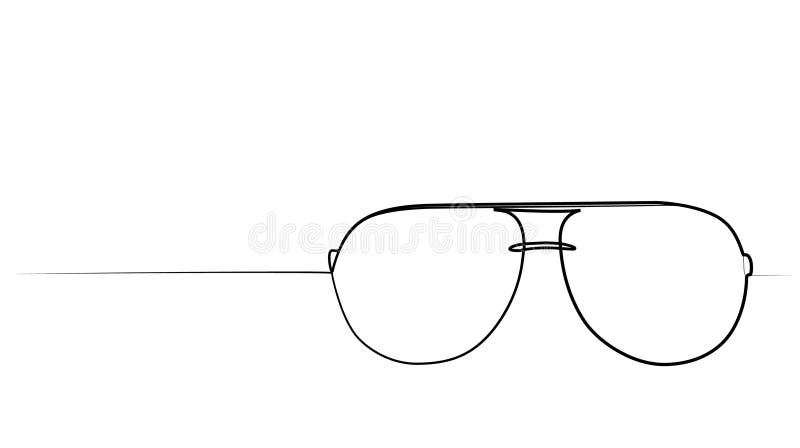 One Line Drawing Eyeglasses Stock Illustrations – 252 One Line Drawing ...