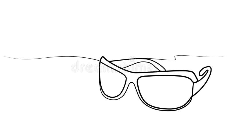 One Line Drawing Eyeglasses Stock Illustrations – 243 One Line Drawing ...