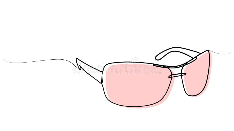 One Line Drawing Eyeglasses Stock Illustrations – 277 One Line Drawing ...