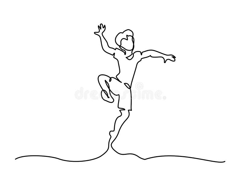 Happy Jumping Children Continuous Line Drawing Stock Illustrations – 58 ... Happy Jumping Children Continuous Line Drawing Stock Illustrations – 58 ...