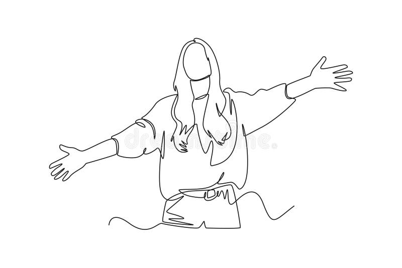 People Celebrating Line Drawing Stock Illustrations – 654 People ...