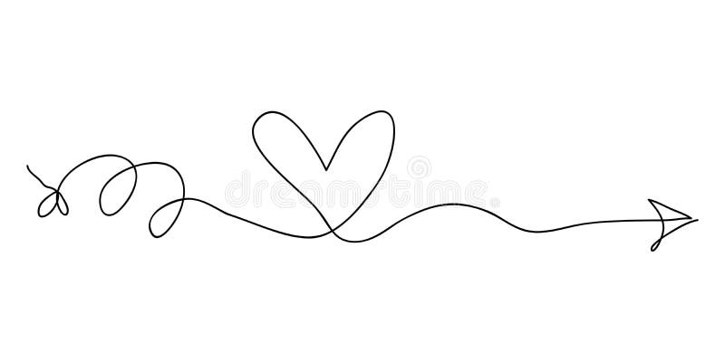 Continuous One Line Drawing Heart Symbol, Scribble Hearts. Hand Drawn ... Continuous One Line Drawing Heart Symbol, Scribble Hearts. Hand Drawn ...