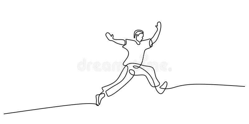 Continuous One Line Drawing of Hope. Embracing Optimism and a Promising ...