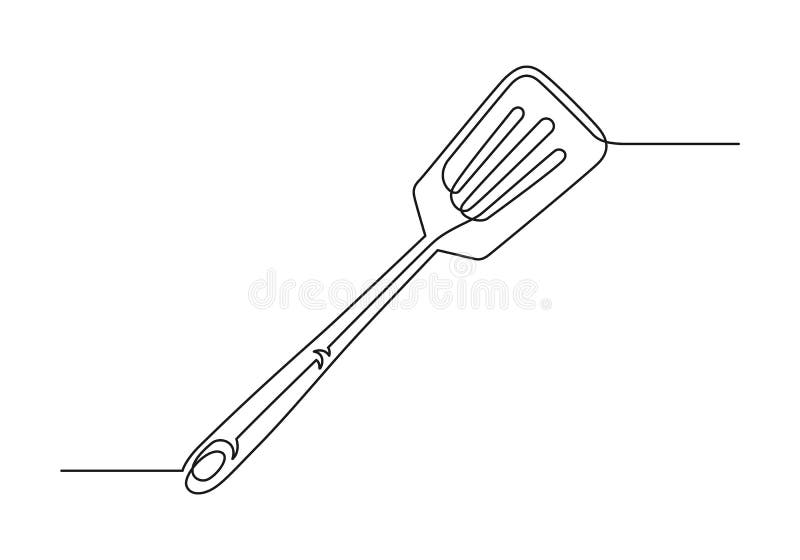 Continuous Line Drawing Recipe Stock Illustrations – 307 Continuous ...