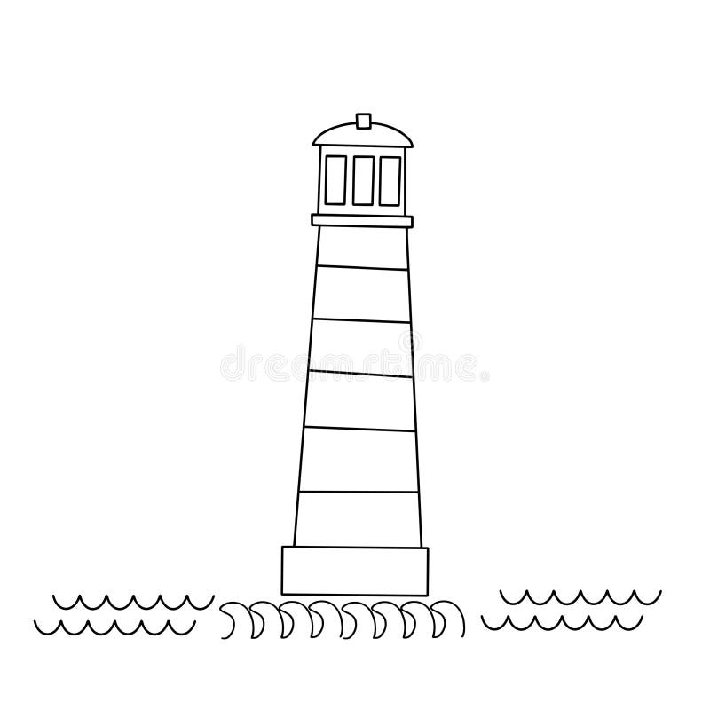 Lighthouse Continuous Line Drawing Stock Illustrations – 39 Lighthouse ...