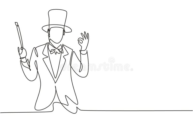 Magician Continuous Line Drawing Stock Illustrations – 88 Magician ... Magician Continuous Line Drawing Stock Illustrations – 88 Magician ...