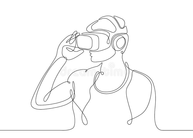 Vector Virtual Reality Headset, VR Mask Mock Up Stock Vector ...