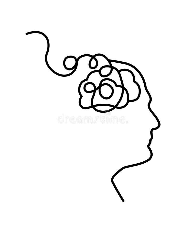 Messy Man Continuous Line Drawing Stock Illustrations – 43 Messy Man ...