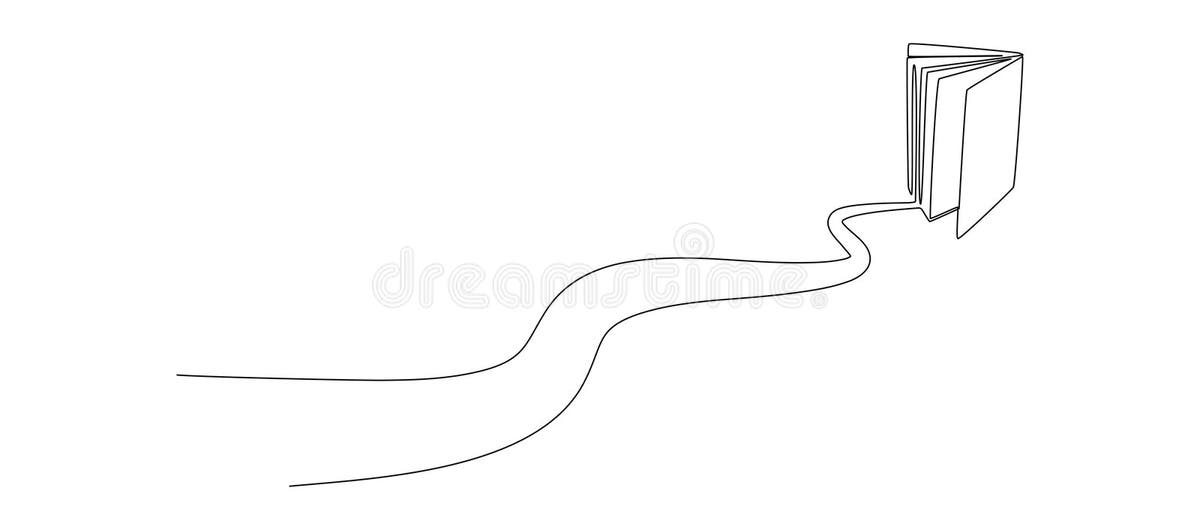 Continuous Line Drawing Path Stock Illustrations – 774 Continuous Line ...