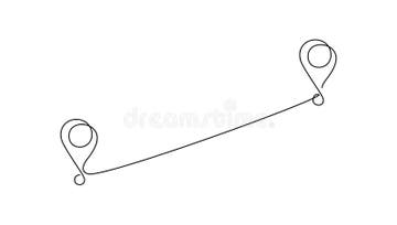 Continuous Line Drawing Path Stock Illustrations – 630 Continuous Line ...