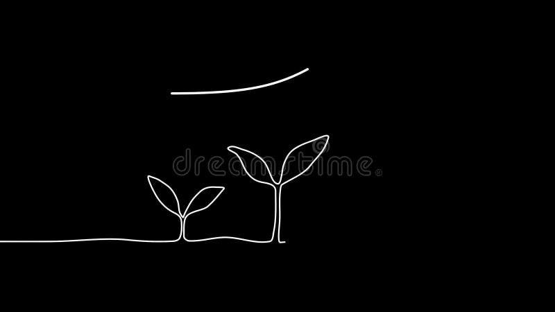 Continuous Black One Line Drawing House with Heart Shape Window on ...