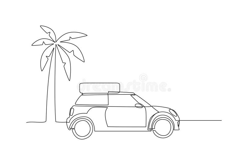 Continuous Line Road Trip Stock Illustrations – 305 Continuous Line ...