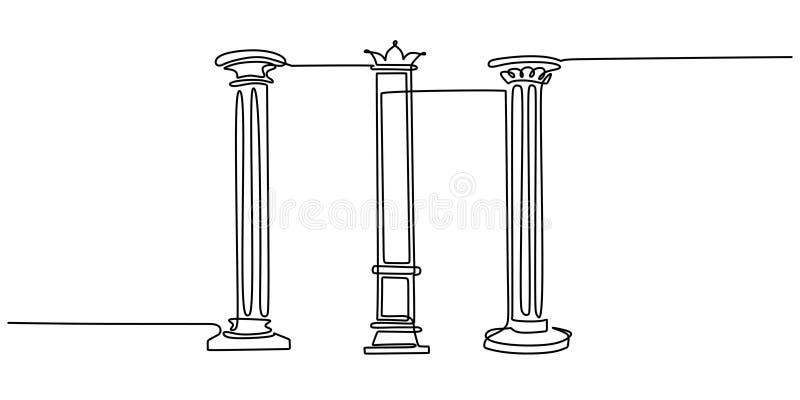 Drawing Doric Column Stock Illustrations – 527 Drawing Doric Column ...