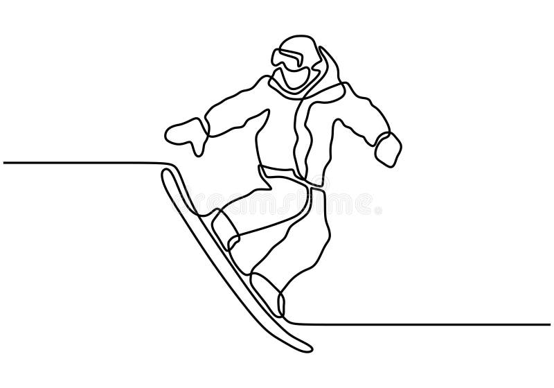 Snowboarding vector stock vector. Illustration of snowboarding - 12962519
