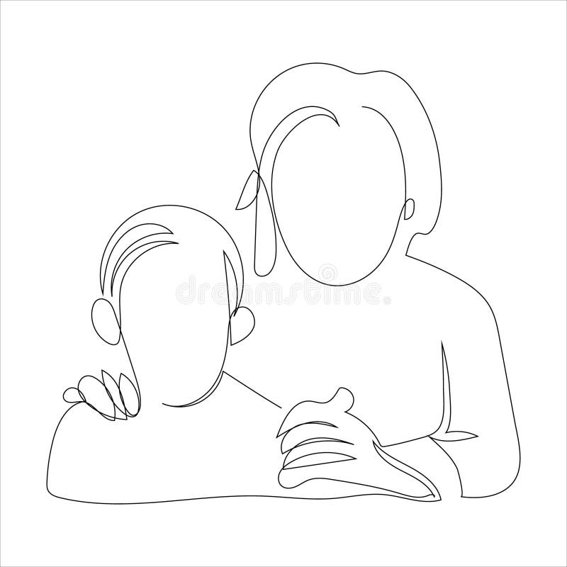 Talk Therapy Continuous Line Drawing Stock Illustrations – 16 Talk ...