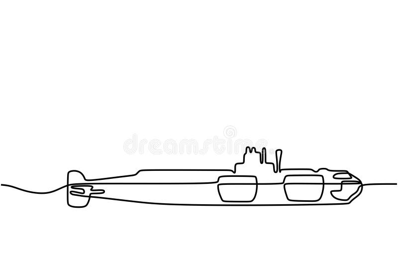 Submarine Line Drawing Stock Illustrations – 933 Submarine Line Drawing ...
