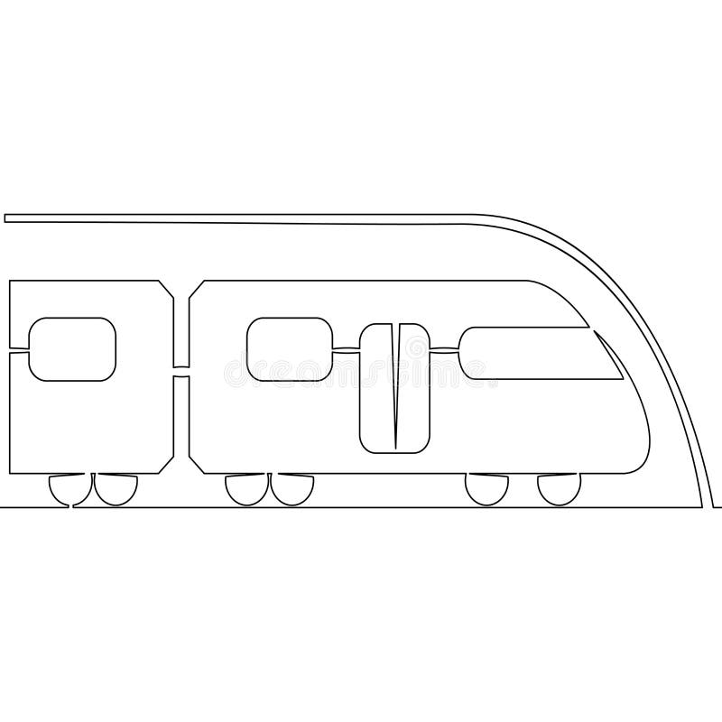 Train Drawing Simple