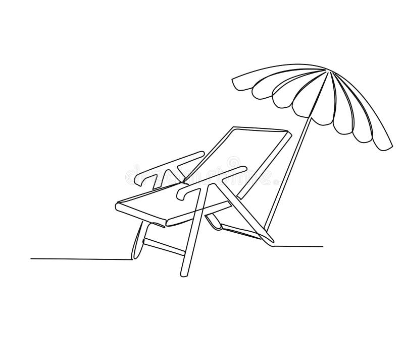 Continuous Line Drawing Umbrella Stock Illustrations 316 Continuous
