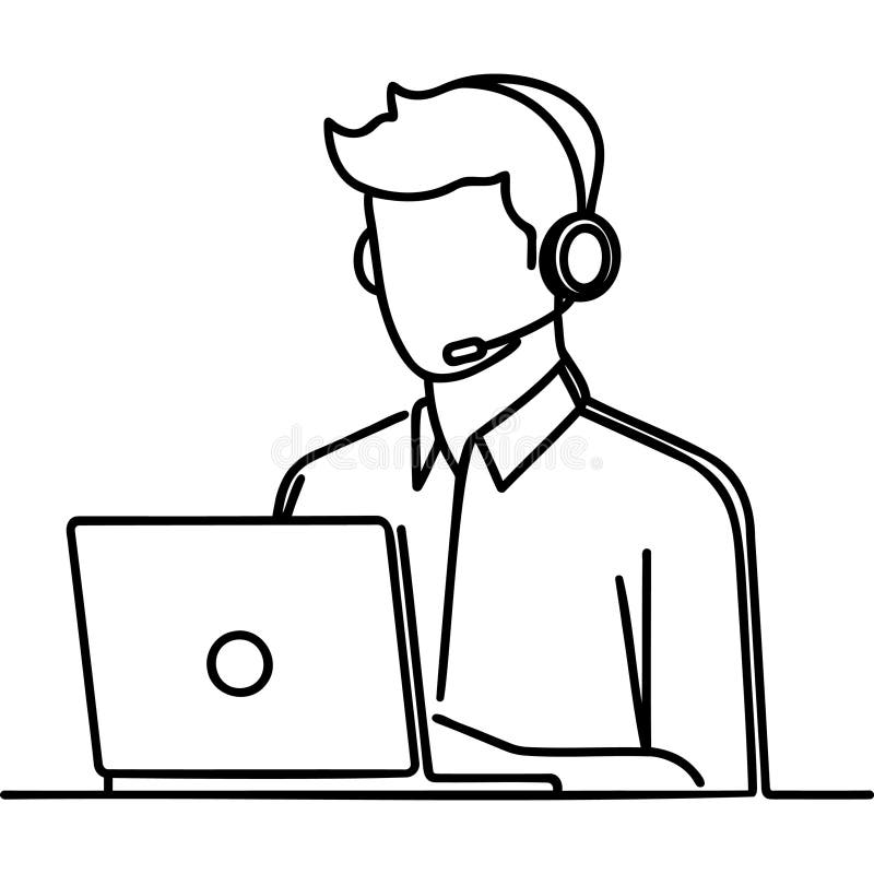 Continuous Line Drawing Support Stock Illustrations – 2,213 Continuous ...