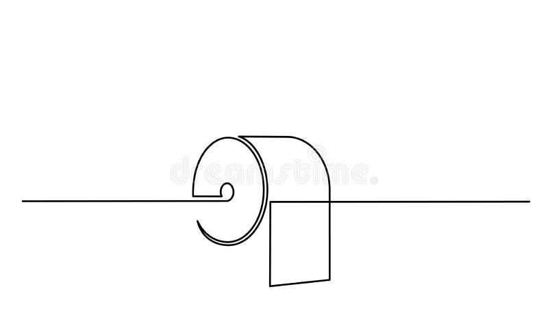 Continuous Line Drawing Vector Toilet Stock Illustrations – 265 ...