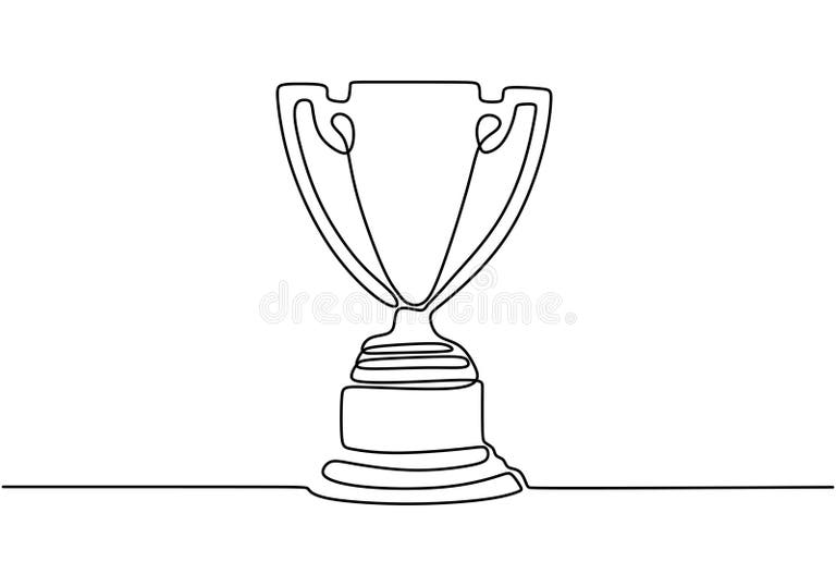 Line Drawing Trophy Stock Illustrations – 7,746 Line Drawing Trophy ...