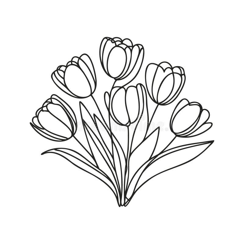 Continuous Line Spring Stock Illustrations – 10,623 Continuous Line ...