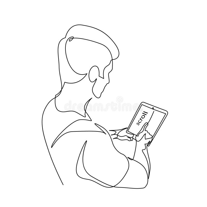 Continuous Line Scroll Stock Illustrations – 854 Continuous Line Scroll ...