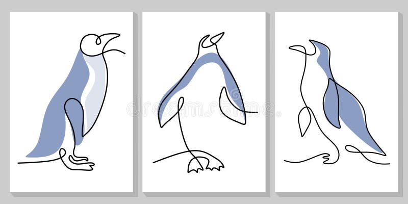 Three Penguins stock illustration. Illustration of patagonicus - 308350