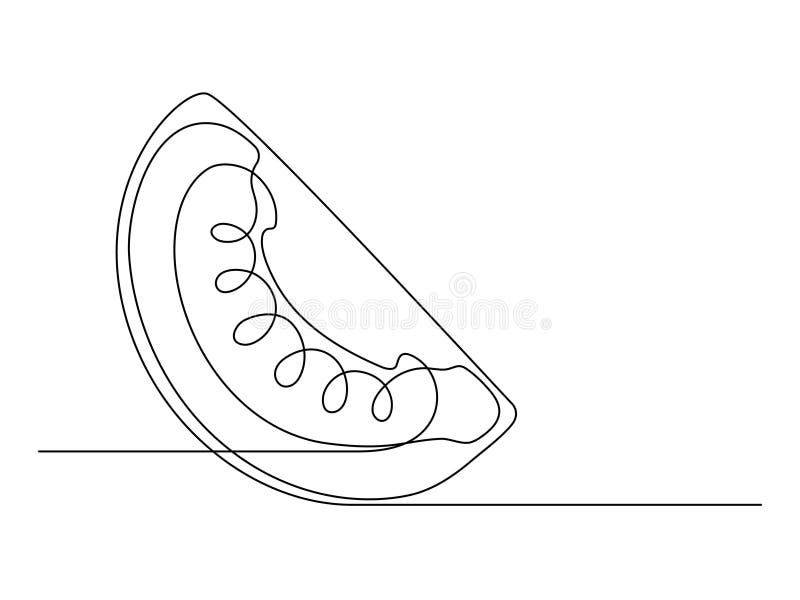 Tomato Continuous One Line Drawing Icon Set Stock Vector - Illustration ...