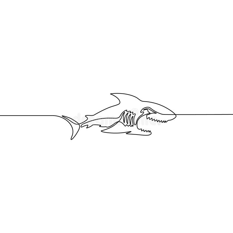 Continuous Shark Stock Illustrations – 192 Continuous Shark Stock ...