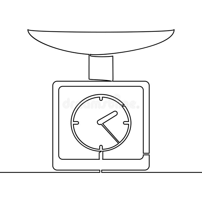 Continuous Drawing Scale Stock Illustrations – 171 Continuous Drawing ...