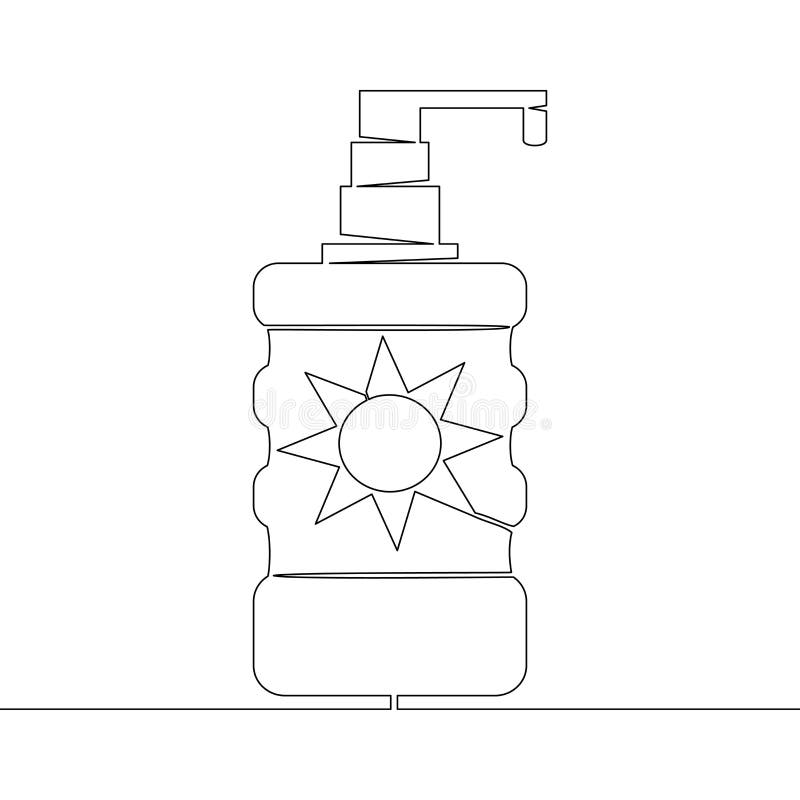 One Line Drawing Sunbathing Stock Illustrations – 23 One Line Drawing ...