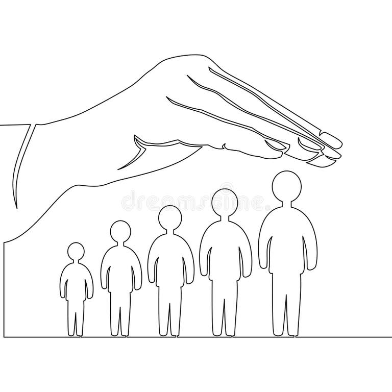 Continuous Line Drawing Process of Career Growth and Development Group ...