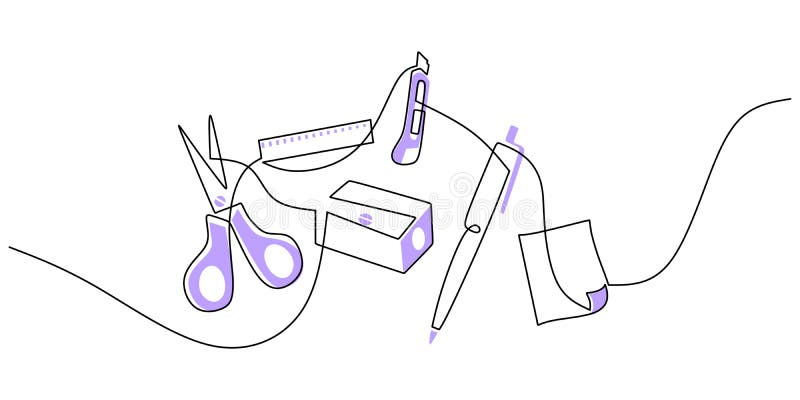 Continuous Line Ruler Stock Illustrations – 75 Continuous Line Ruler ...